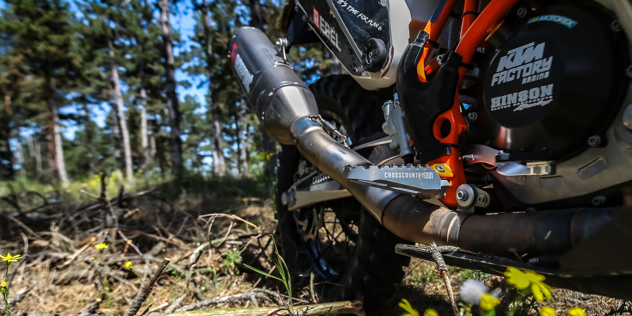 KTM 450 Rally/RFR Frame Protection - Cross-Country Adventures: RALLY ...